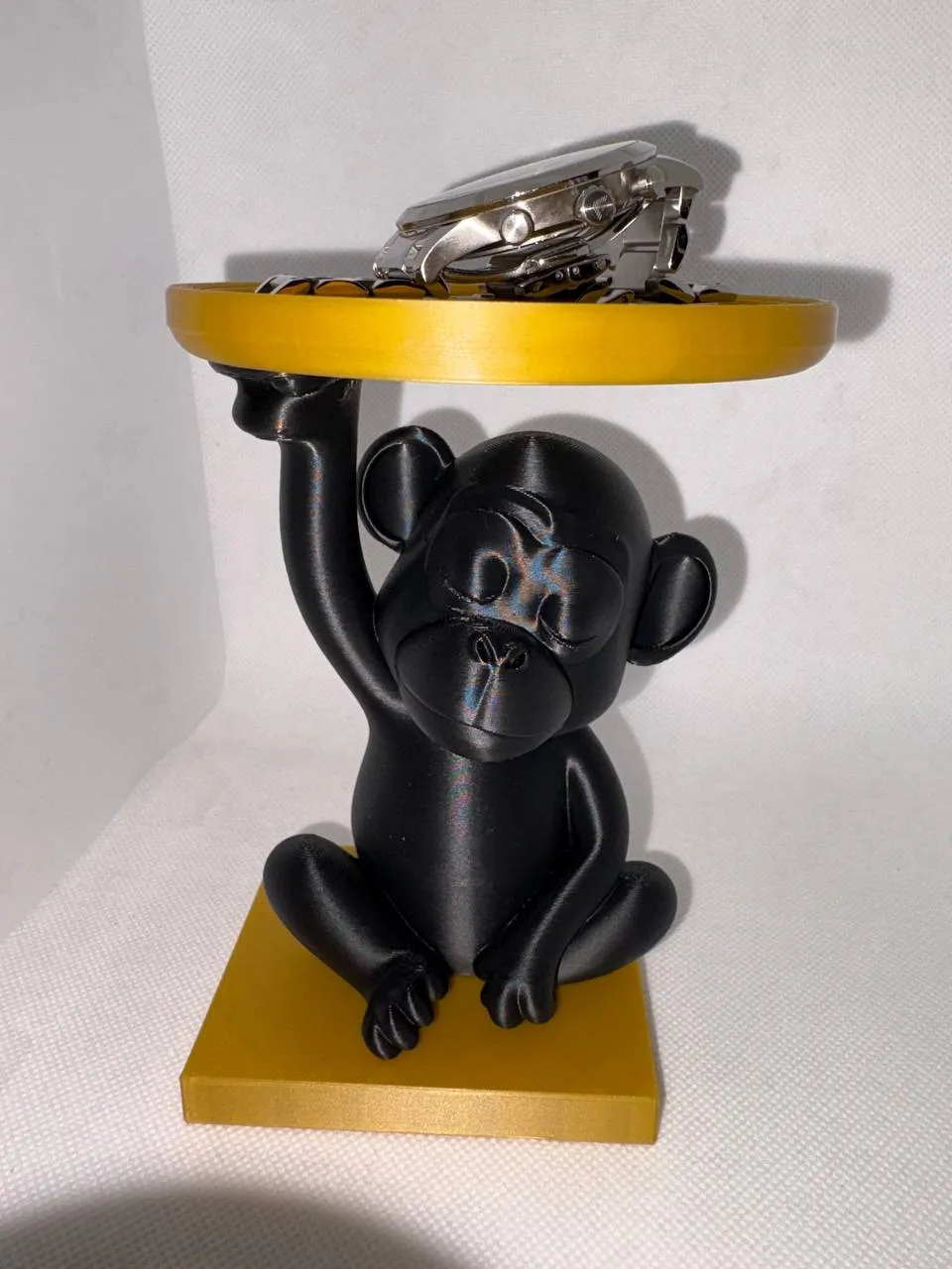 Zen Monkey Catch-all Tray - Free 3D Print Model - MakerWorld