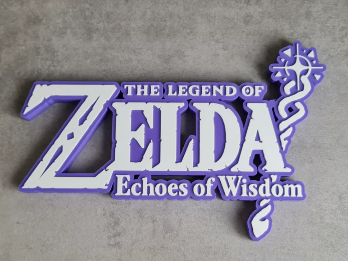 Zelda Echoes of Wisdom Logo / Sign - Free 3D Print Model - MakerWorld