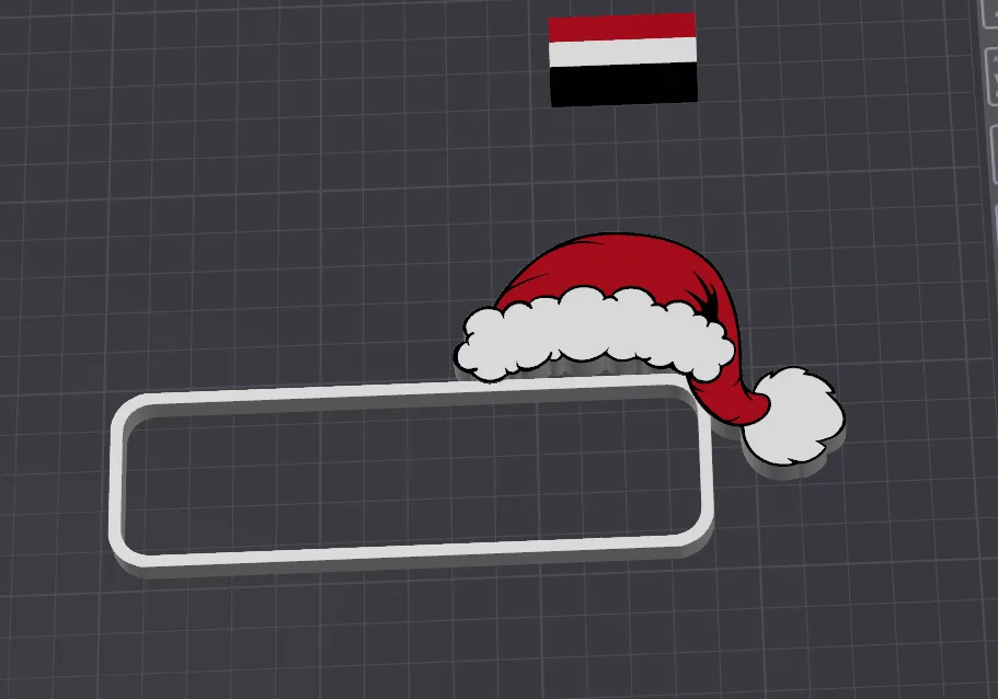 P1P / P1S Christmas Santa Hat Frame by Iulian3D - MakerWorld
