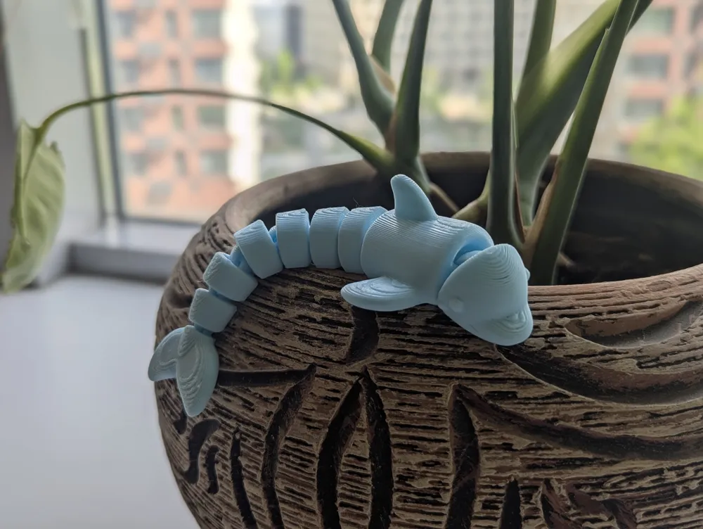 Flexi Fidget Delfin [ Ohne AMS - Mehrteilig ] – Kostenloses 3D ...