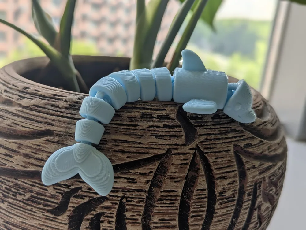 Flexi Fidget Delfin [ Ohne AMS - Mehrteilig ] – Kostenloses 3D ...