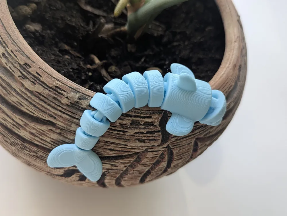 Flexi Fidget Delfin [ Ohne AMS - Mehrteilig ] – Kostenloses 3D ...
