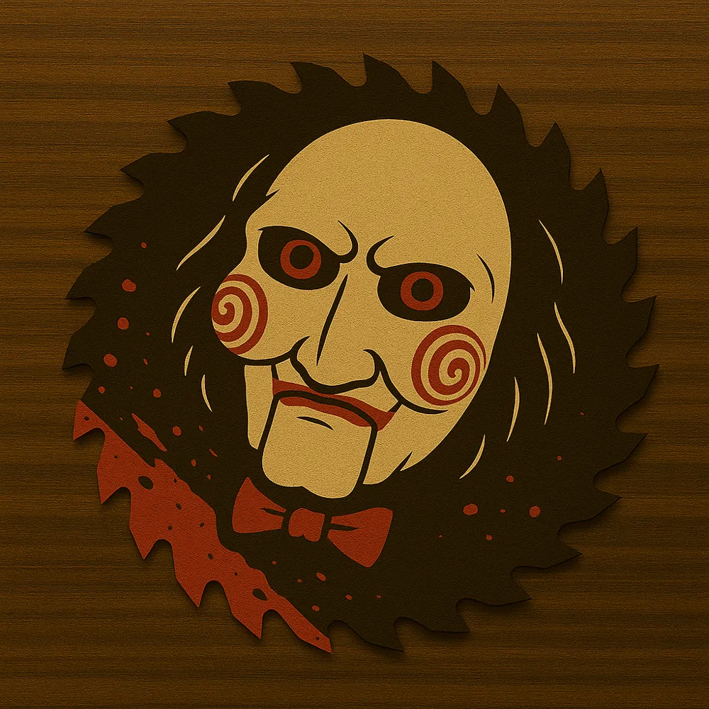 Saw - Billy The Puppet Wallart by 3DPrintsForYou MakerWorld: Download ...