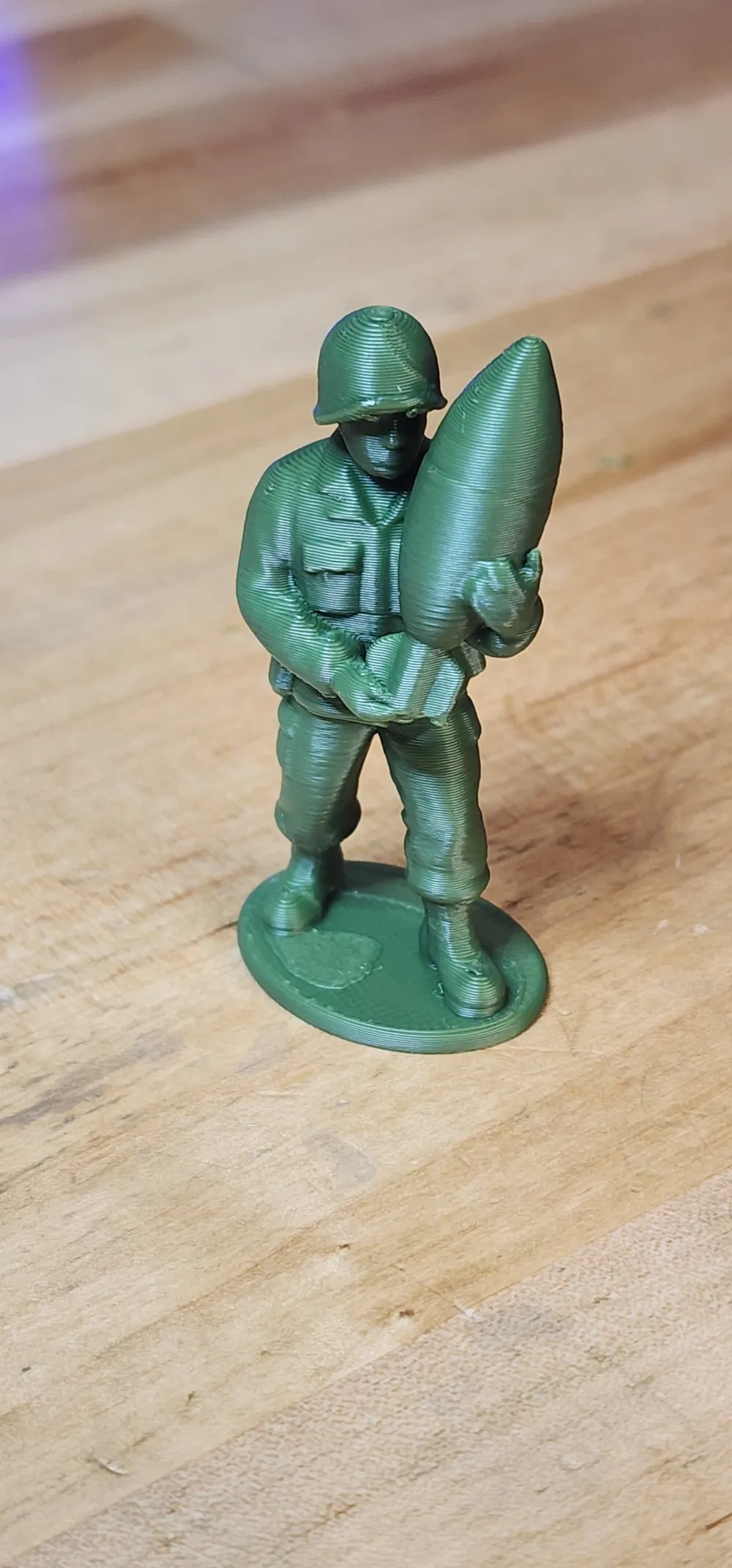 Green Mini Toy Soldier Nuke Bomb USA Army - Free 3D Print Model ...