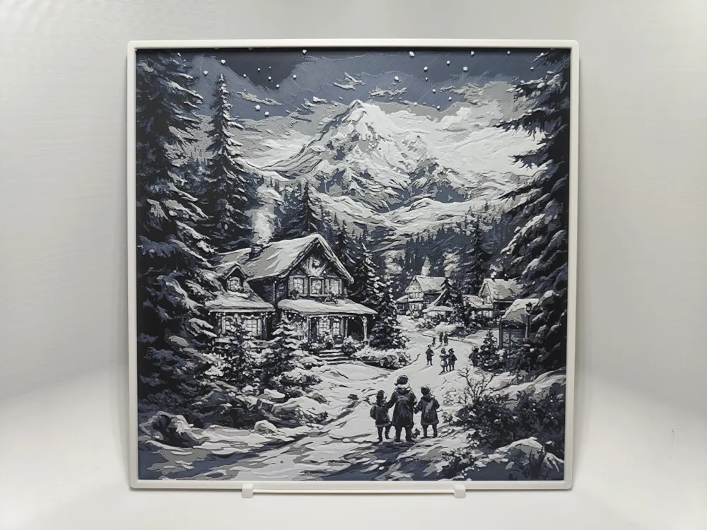 Christmas village - Hueforge by BeaN - MakerWorld