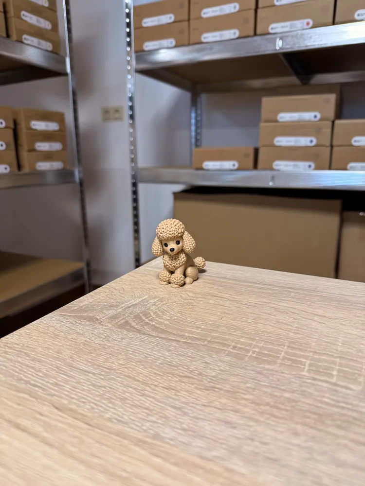 Knitted Poodle - Free 3D Print Model - MakerWorld