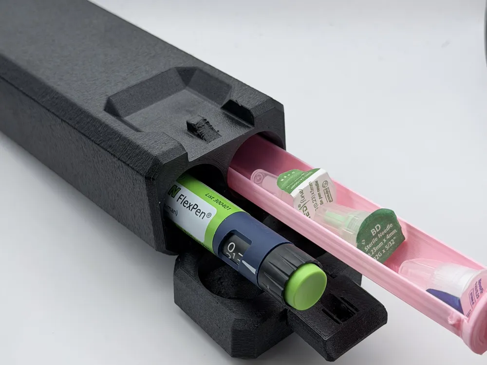 Dual Insulin/Peptide Pen Case - Print In place - Free 3D Print Model ...