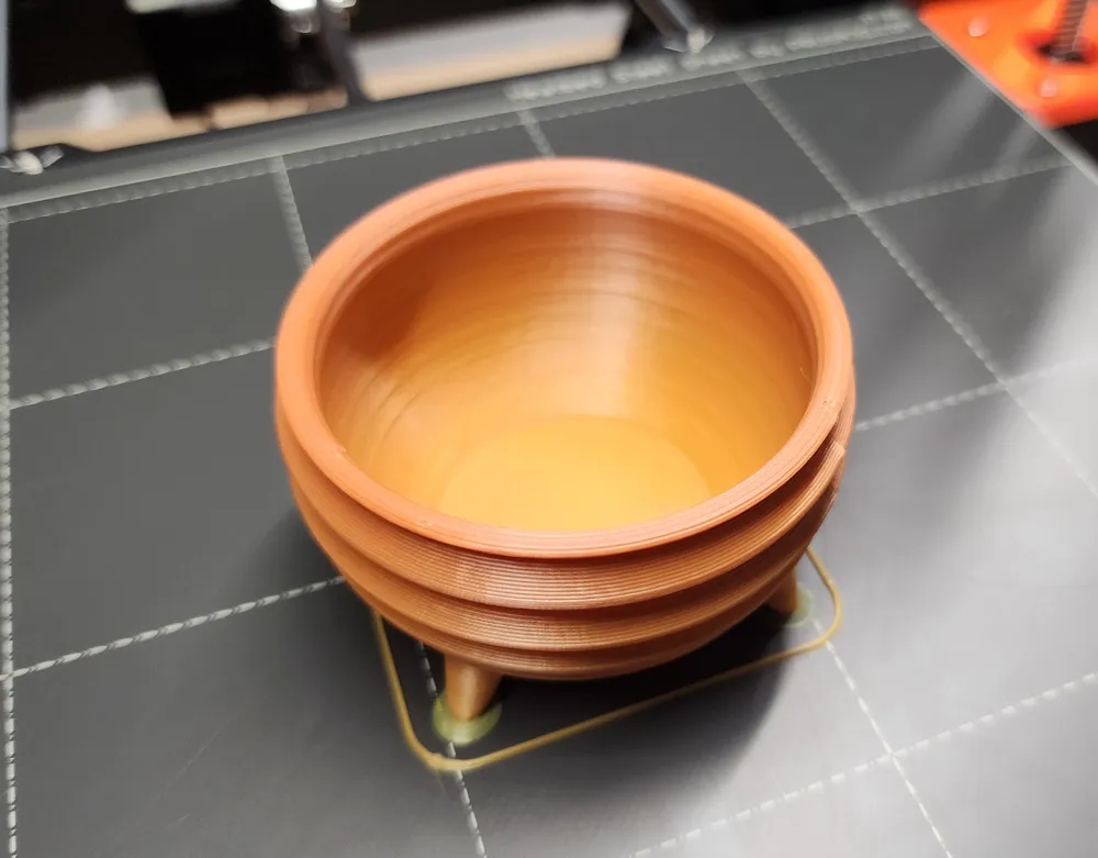 Groovy Cauldron w/Feet (No Supports) by TripleGWorkshop - MakerWorld