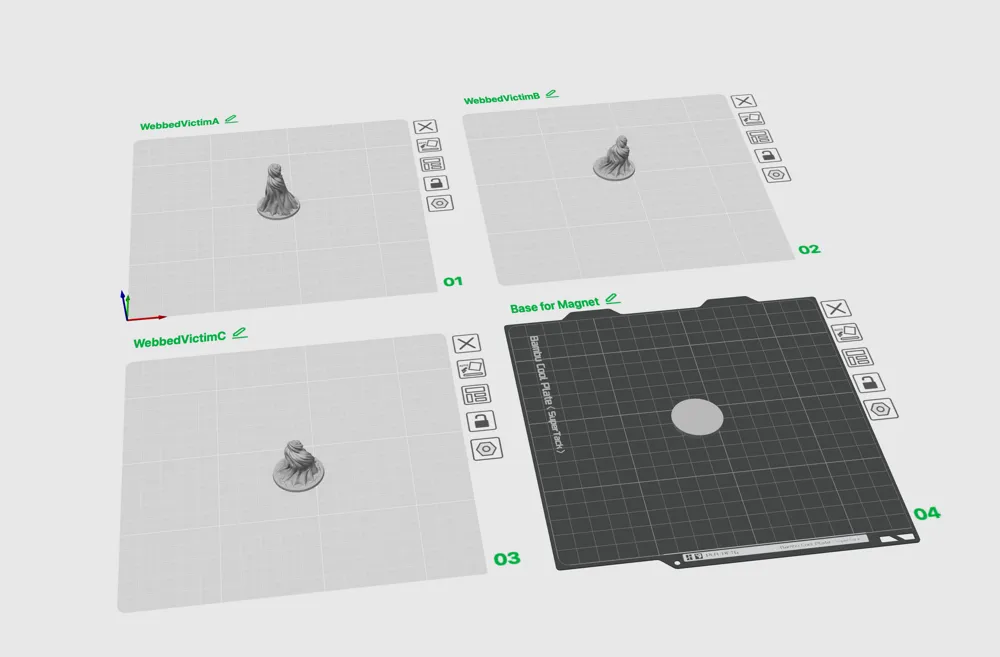 Spider Prey miniature (Supportless - FDM Friendly) by ...