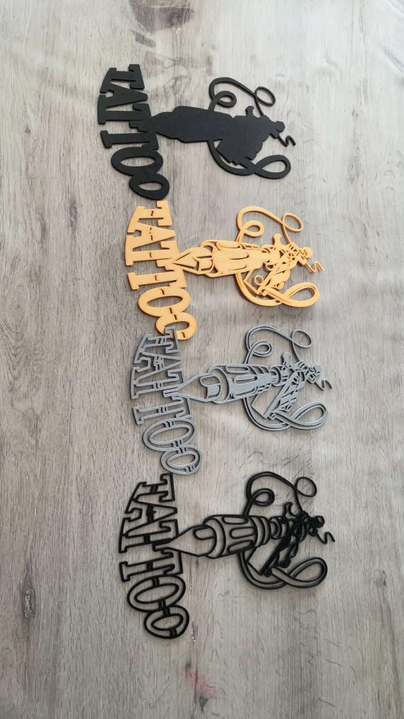 Customizable Layered Tattoo by Remy DiT MakerWorld: Download Free 3D Models