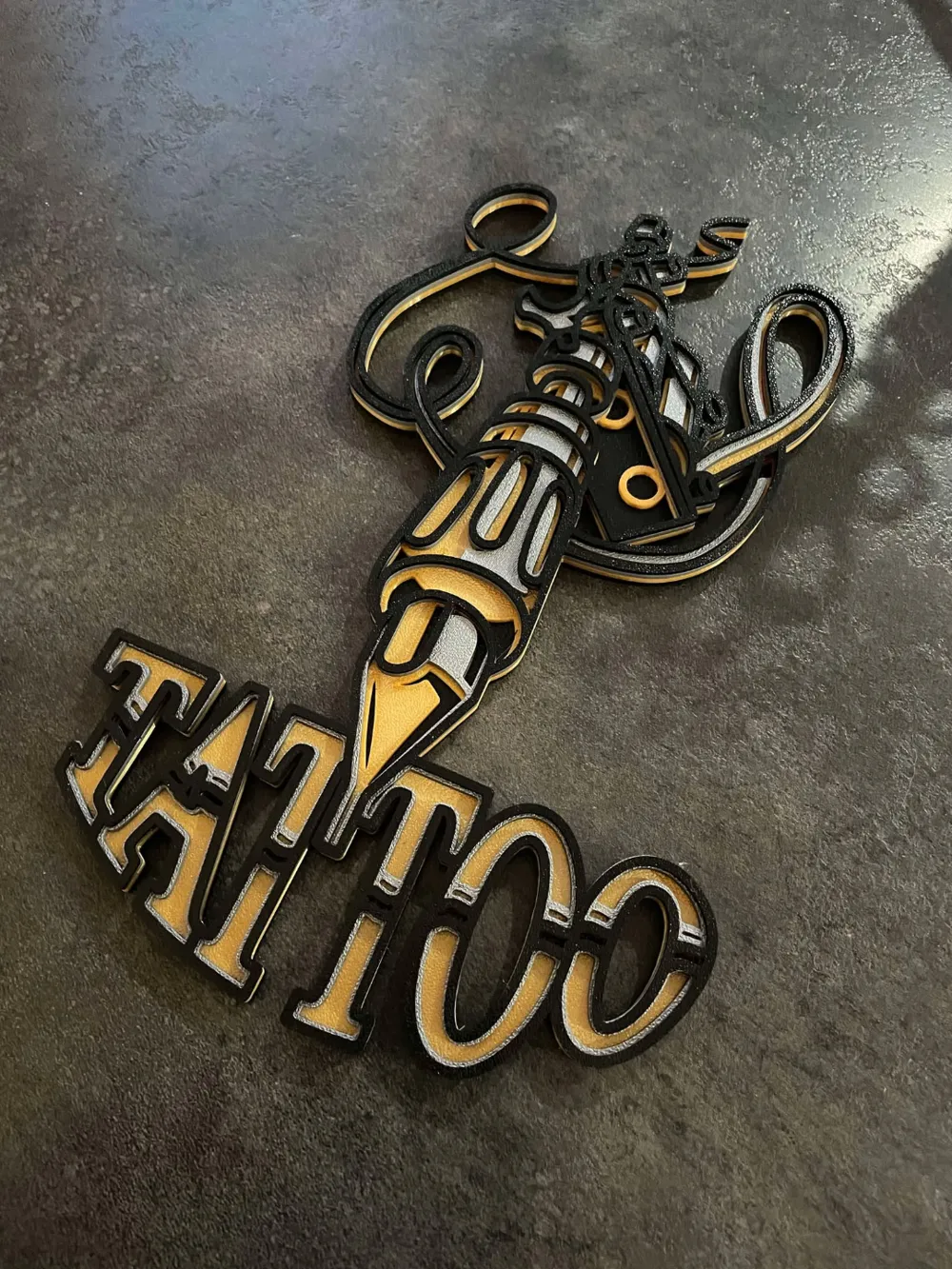 Customizable Layered Tattoo by Remy DiT MakerWorld: Download Free 3D Models