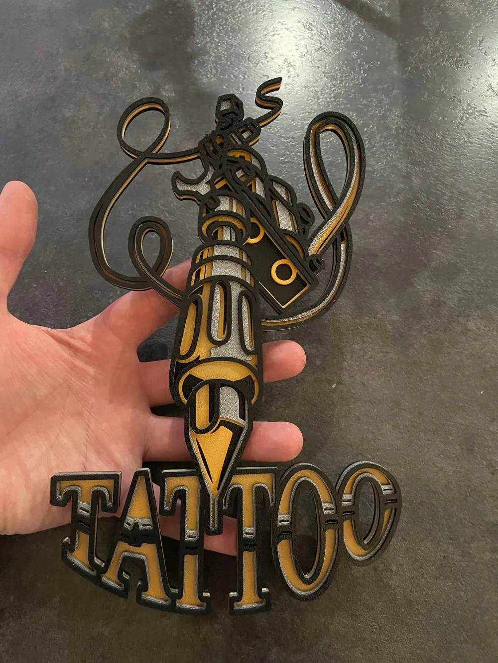 Customizable Layered Tattoo by Remy DiT MakerWorld: Download Free 3D Models