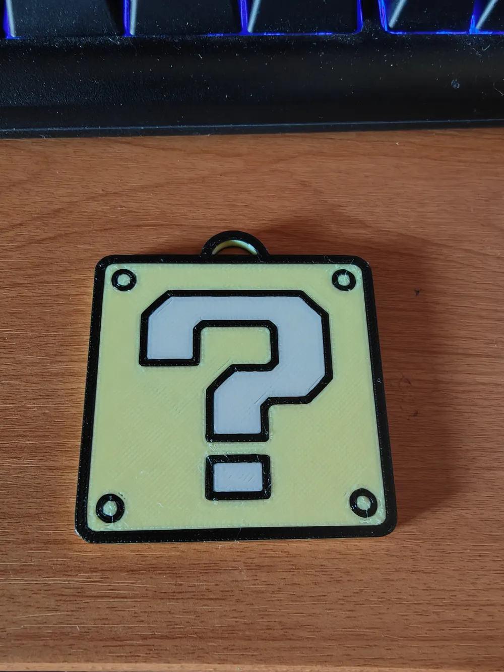 Question cube keychain by Forest87 - MakerWorld