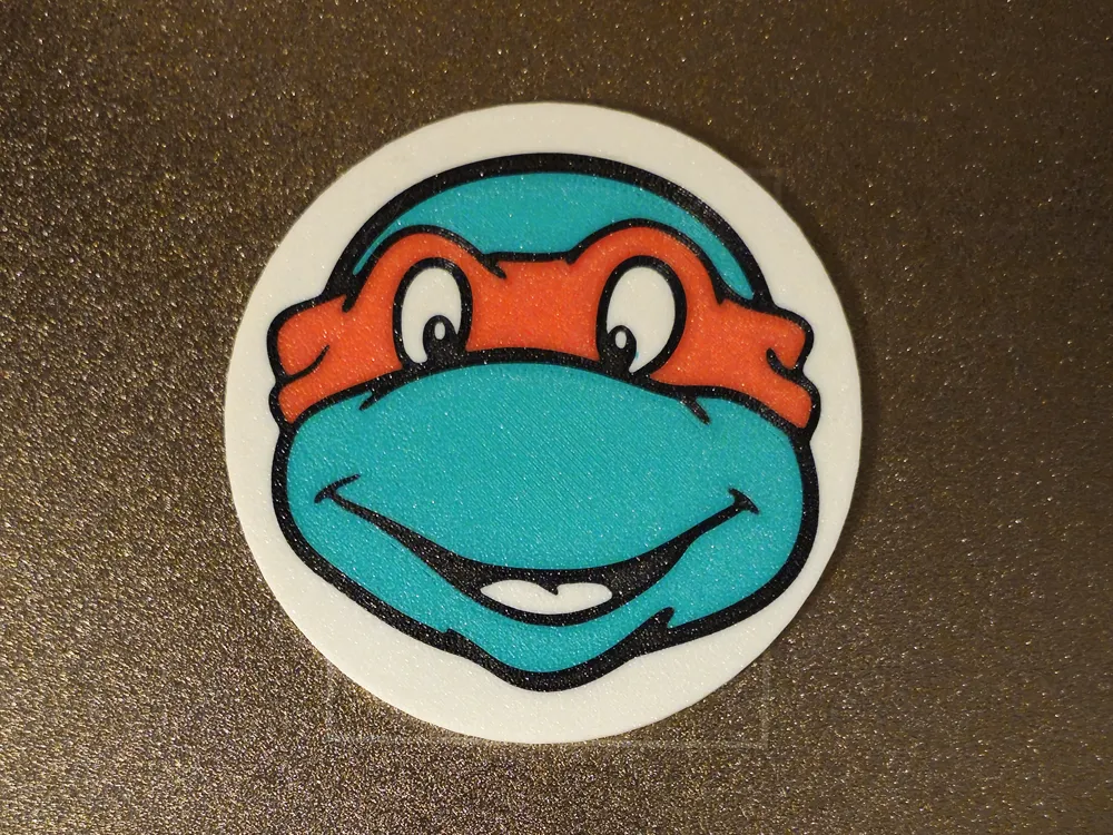 Teenage Mutant Ninja Turtles Coasters by neilaultMakerWorld: Download ...