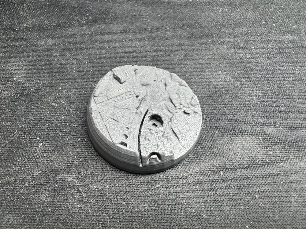 32mm tabletop base with terrain features - set 3 Remixed by Kami ...