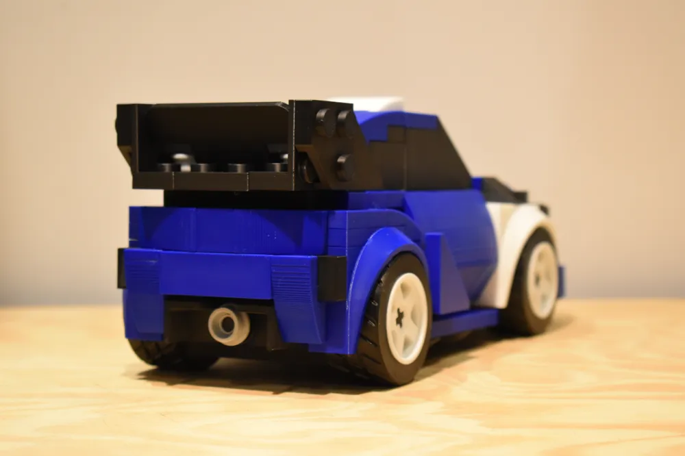Brick Ford Fiesta WRC (2:1 scale) - Free 3D Print Model - MakerWorld