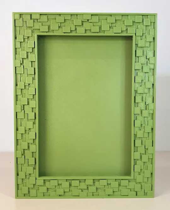 Marco de fotos de impresión en el sitio - Modelo de impresión 3D ...