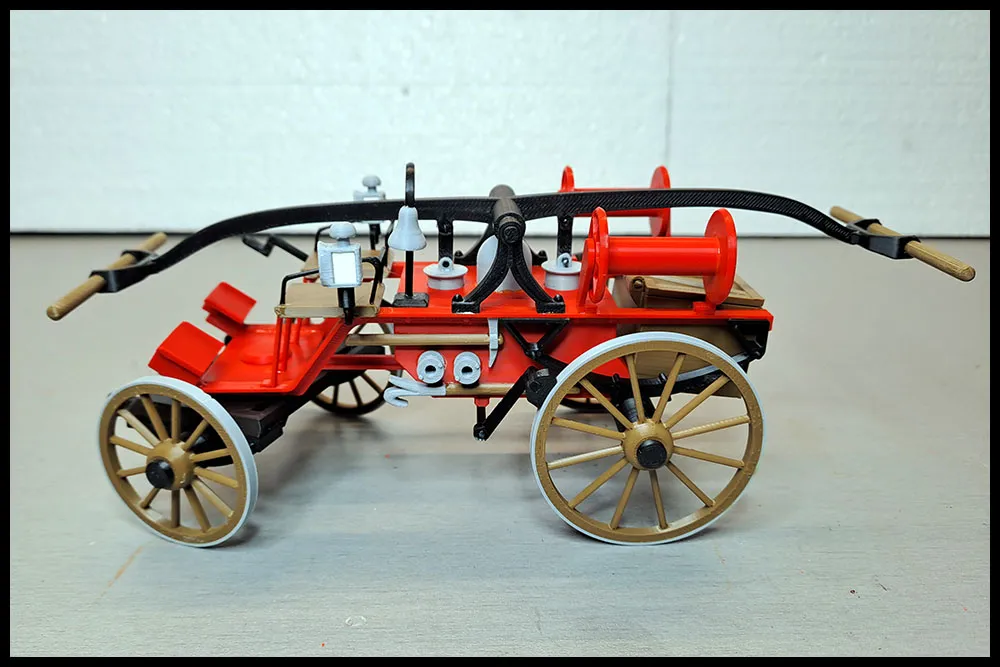 Horse-Drawn Hand-Pumped Fire Engine – 1900s Style by Phantom MakerWorld ...