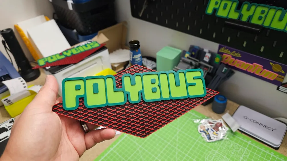 Polybius game sign by NSprints - MakerWorld