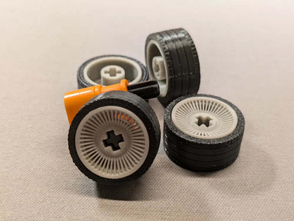 Brick 21-9.9 wheel DMC Turbo Cast - Free 3D Print Model - MakerWorld