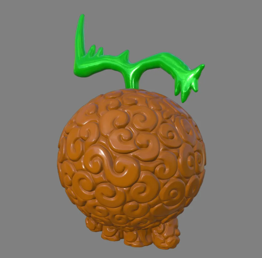 Yomi Yomi no Mi (devil fruit - One Piece) - Free 3D Print Model ...