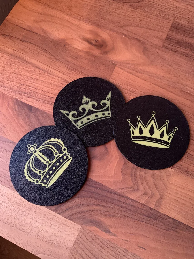 Crown Coaster by IceQueen MakerWorld: Download Free 3D Models