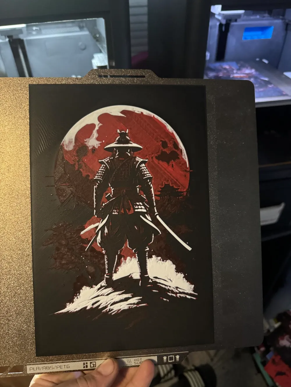 Red Moon Samurai by Proper3dprints - MakerWorld