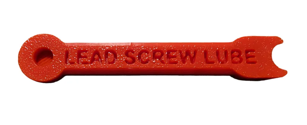 Bambu Z-Axis Lead Screw Lube Helper (with text) Remixed by Buffalope ...