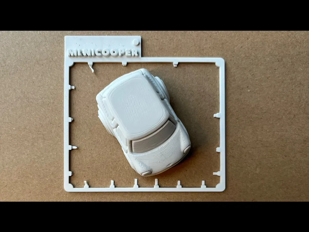 Mini Cooper Articulated Assembly Toy Car by 雪山的造物 MakerWorld: Download ...