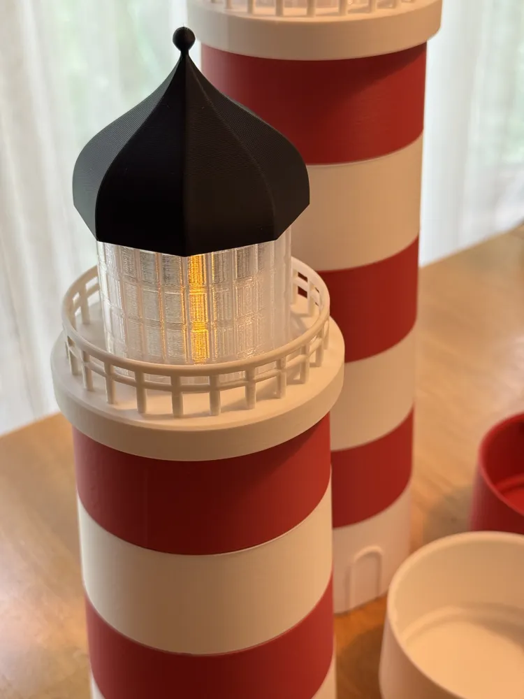 Lighthouse night light with storage by Anko MakerWorld: Download Free ...