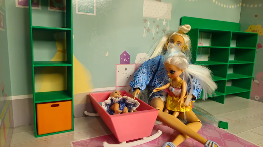 Barbie baby rocking cradle by Caziuz Designs - MakerWorld