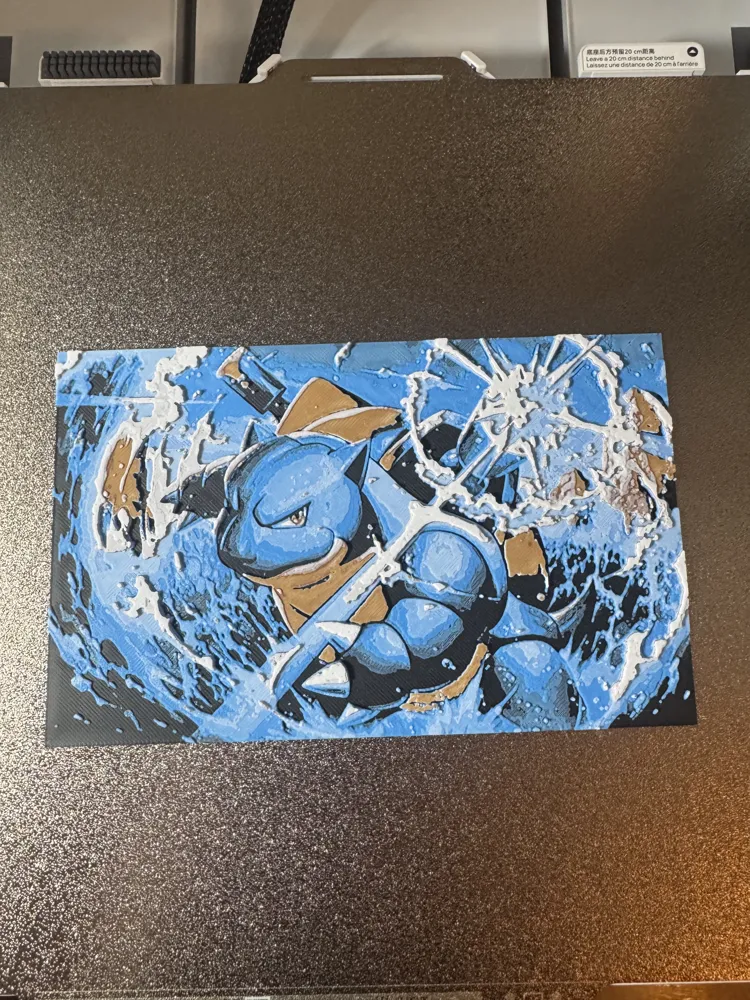 Pokemon Blastoise HueForge - Free 3D Print Model - MakerWorld