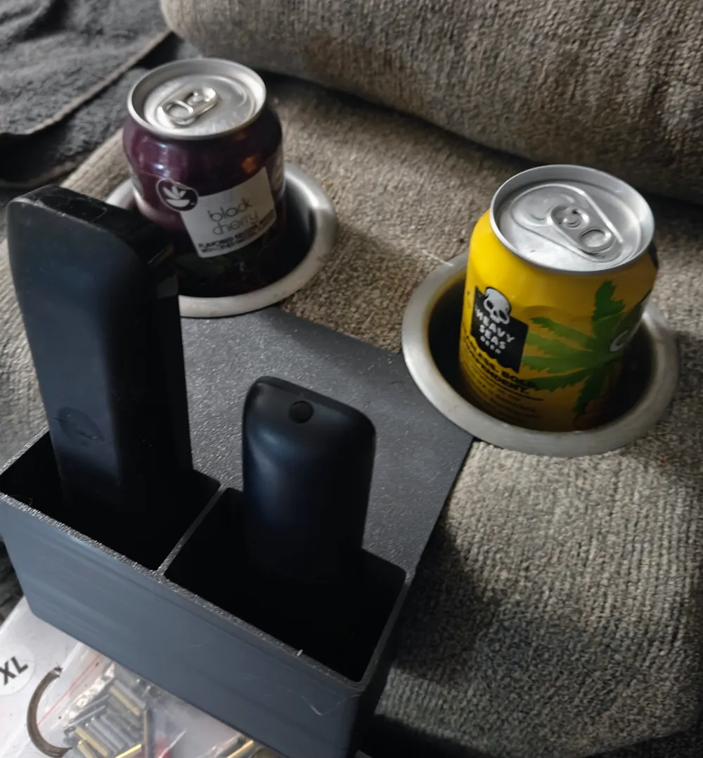 Sofa Cup Holder Remote Caddy - Free 3D Print Model - MakerWorld