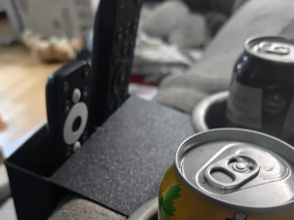 Sofa Cup Holder Remote Caddy - Free 3D Print Model - MakerWorld