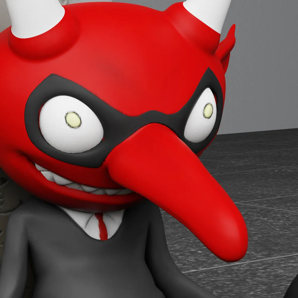 Demon of Madness (Soul Eater) - Free 3D Print Model - MakerWorld