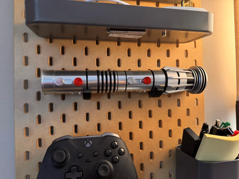 |Updated V2| Lightsaber Hook, Skadis - Free 3D Print Model - MakerWorld