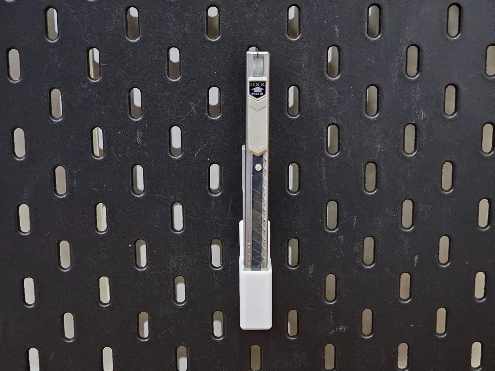 9mm Box Cutter Holder with Replacement Blades Tray for IKEA Skadis by ...