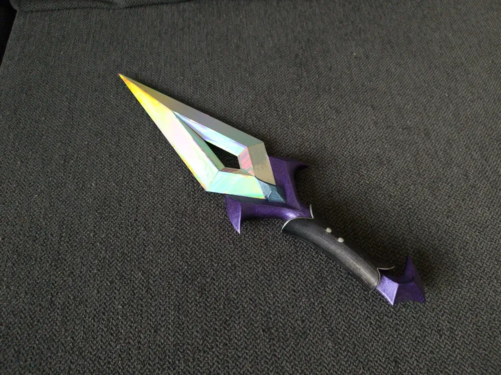 KDA Akali Knife - All Out Kunai - Free 3D Print Model - MakerWorld