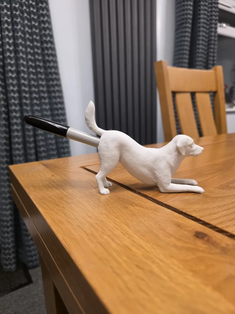 funny dog pen holder - Free 3D Print Model - MakerWorld