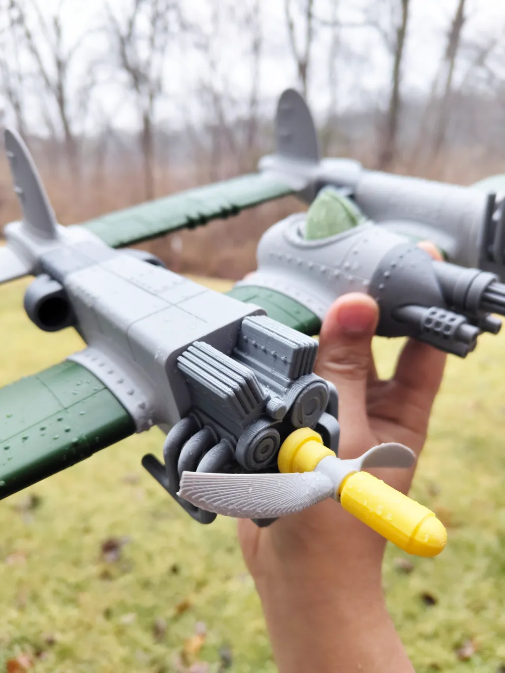 P_Dirty_8 Inspired Fighter Aircraft by SF3D MakerWorld: Download Free ...