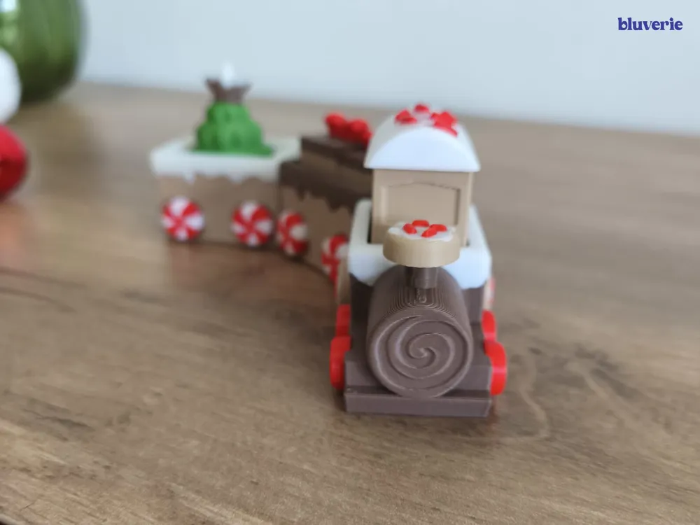 Christmas Train Fidget Clicker - Free 3D Print Model - MakerWorld