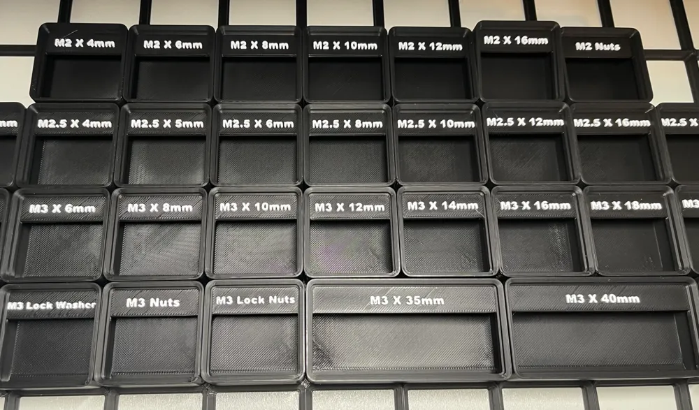Gridfinity Custom Label Sweep Bins Remixed by ModMike MakerWorld ...