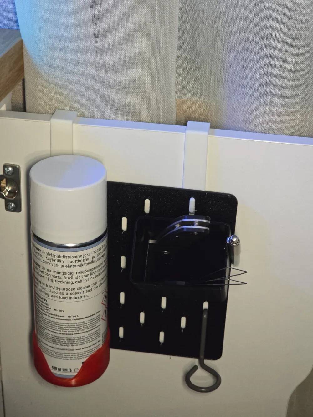 Ikea skadis holder for Alex drawer door by Lard_Lad MakerWorld ...