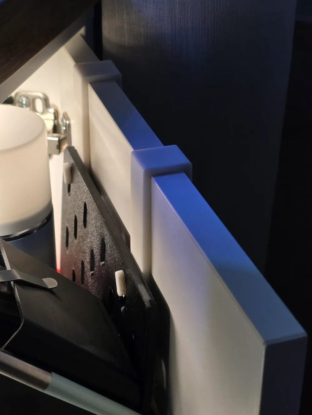 Ikea skadis holder for Alex drawer door by Lard_Lad MakerWorld ...