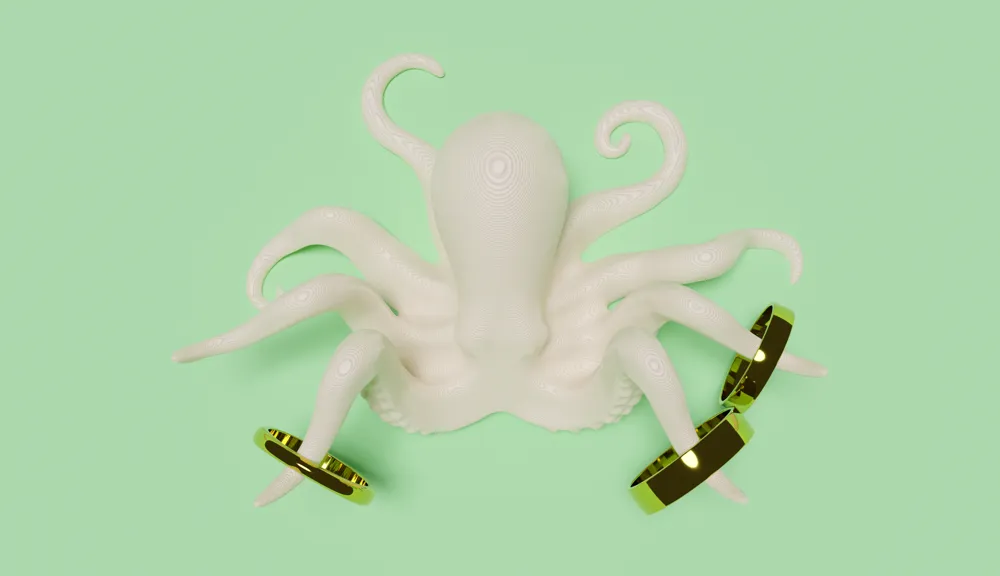 Octopus ring holder by Jopek Design MakerWorld: Download Free 3D Models