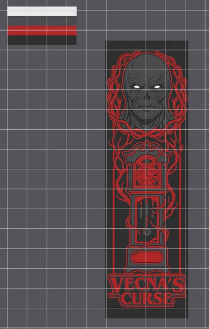 Bookmark Vecna's Curse / Curse - Stranger Things - Free 3D Print Model ...