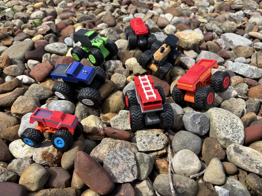 Monster Truck Toy - GRAVE DIGGER - Free 3D Print Model - MakerWorld