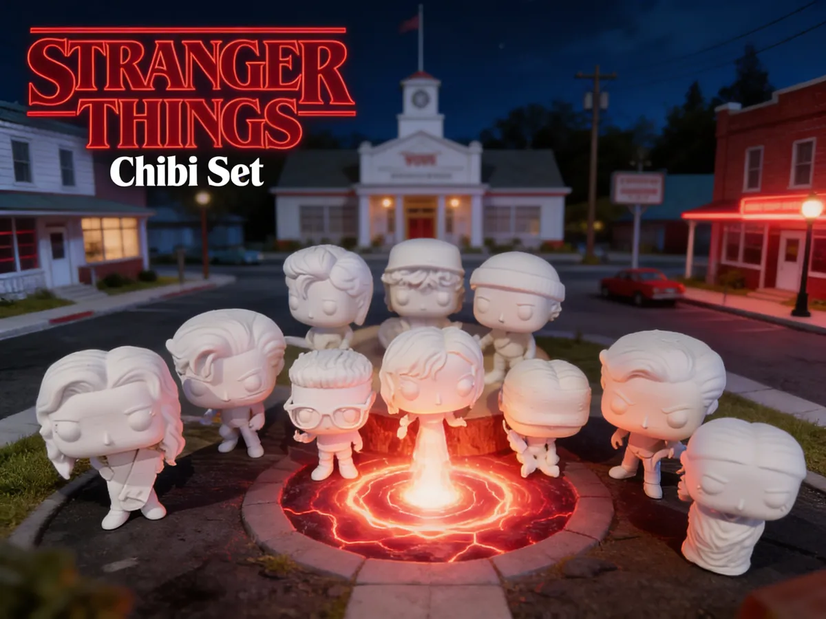 Stranger Things - Chibis - Free 3D Print Model - MakerWorld