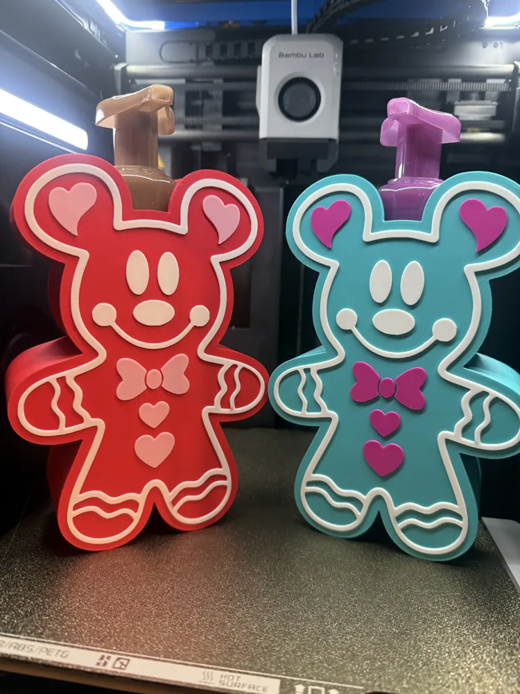 Valentine Mickey Mouse Bath&Body Works Soap Holder - Free 3D Print ...