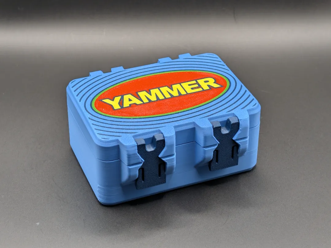 Yammer Card Box - SnapLock - Free 3D Print Model - MakerWorld